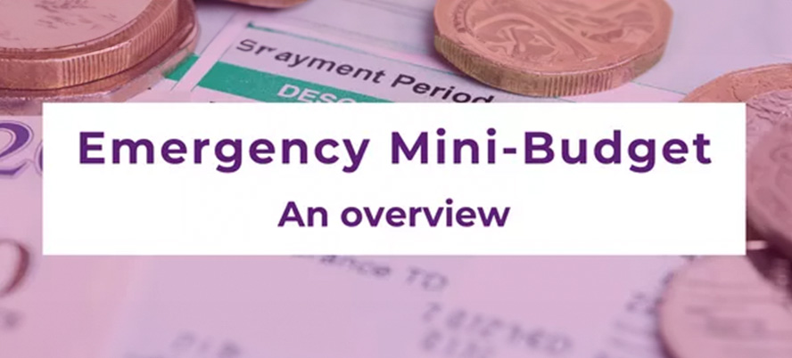 Emergency Mini-Budget - An overview - Turas Accountants